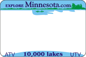 Minnesota State Plate ATV UTV Plates - Create one....and it will come.....